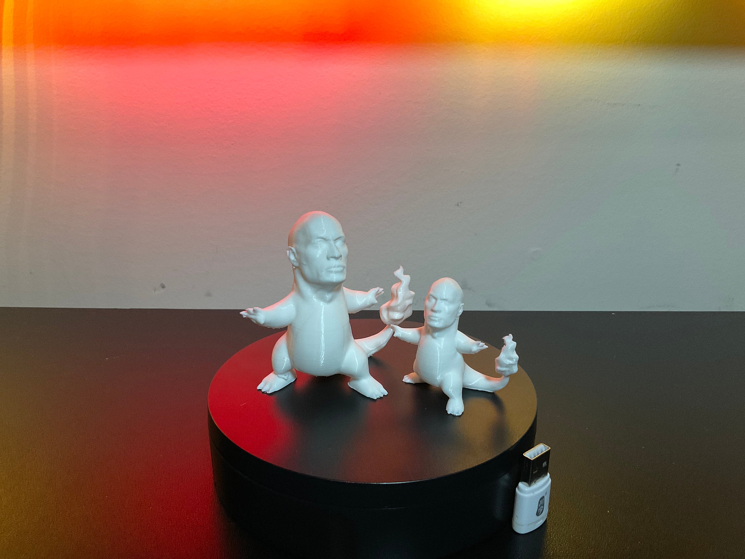 The Rock Charmander 3D Printed Figure, Pokemon Gift - Etsy