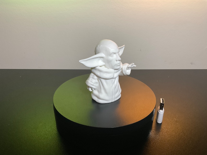 The Rock Grogu 3D Printed Figure Statue - Etsy