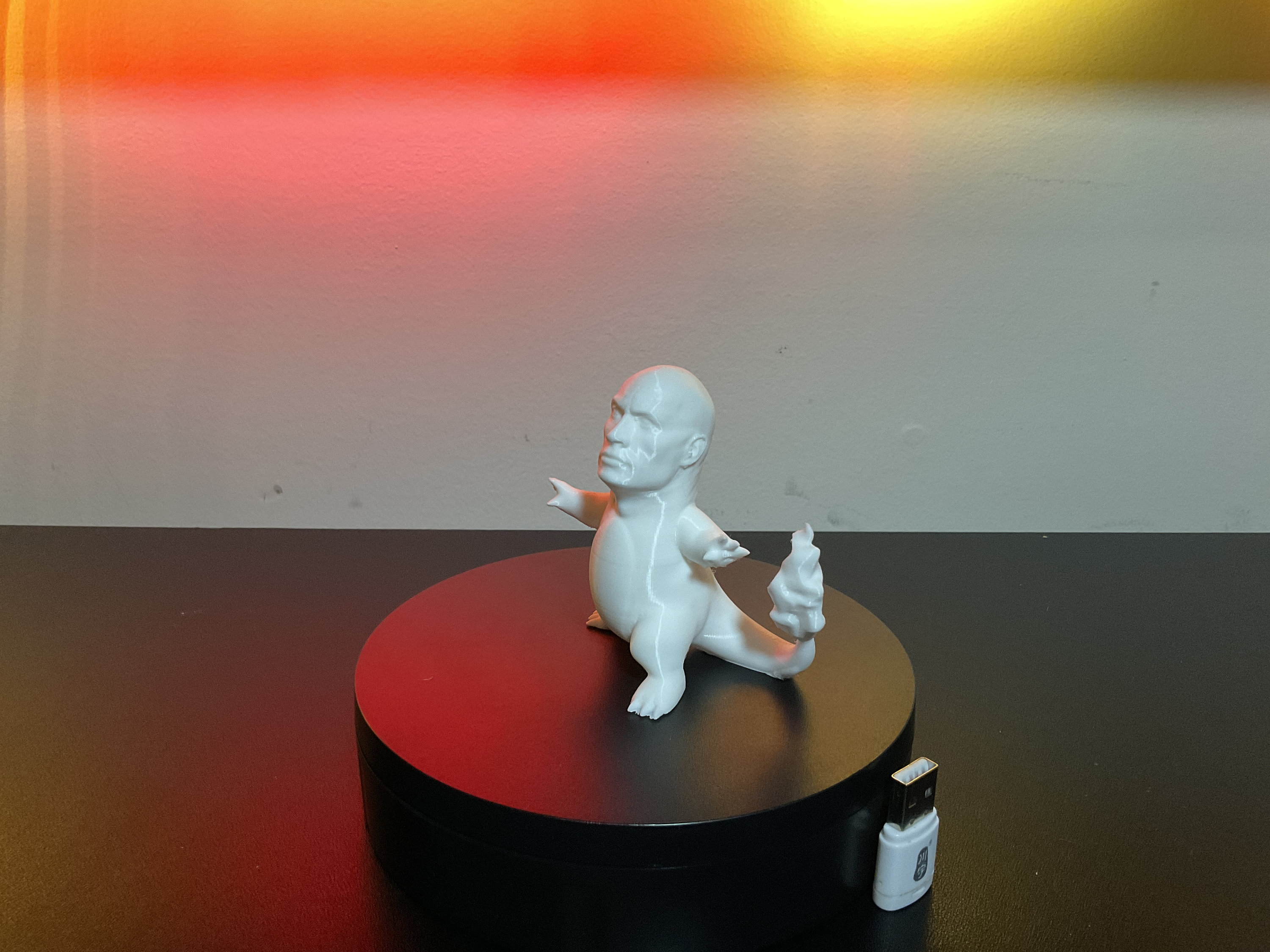 The Rock Charmander 3D Printed Figure, Pokemon Gift - Etsy