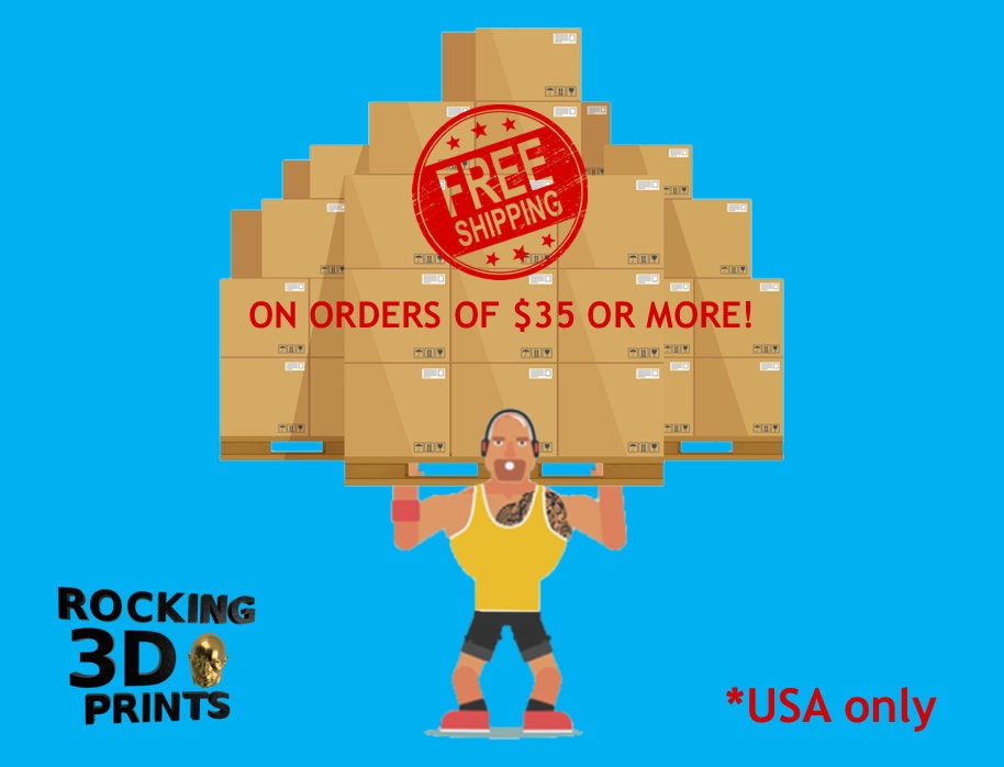 The Rock Homer Simpson 3D Printed Figure Statue the Simpsons - Etsy