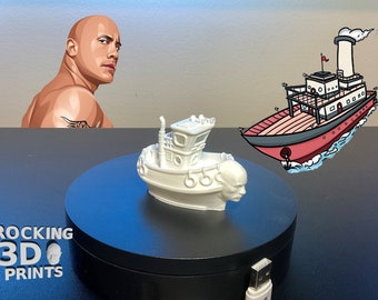 The Rock Chess Set 3D Printed, Standard Size, King 3.75 In, 9.5 Cm ...