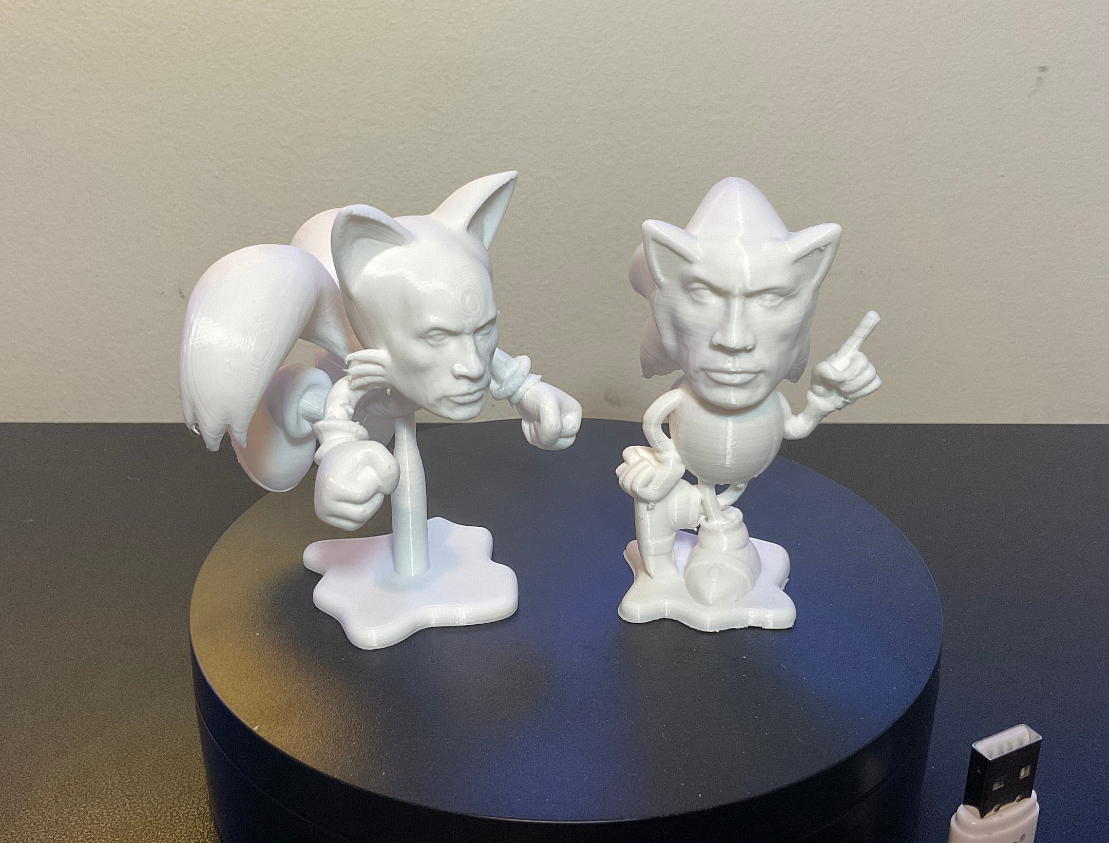 The Rock Sonic 3D Printed Figure Statue, Sega Fan Gift, Dwayne Johnson ...