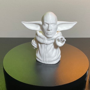 The Rock Grogu 3D Printed Statue, Mandalorian Prank Gift - Etsy