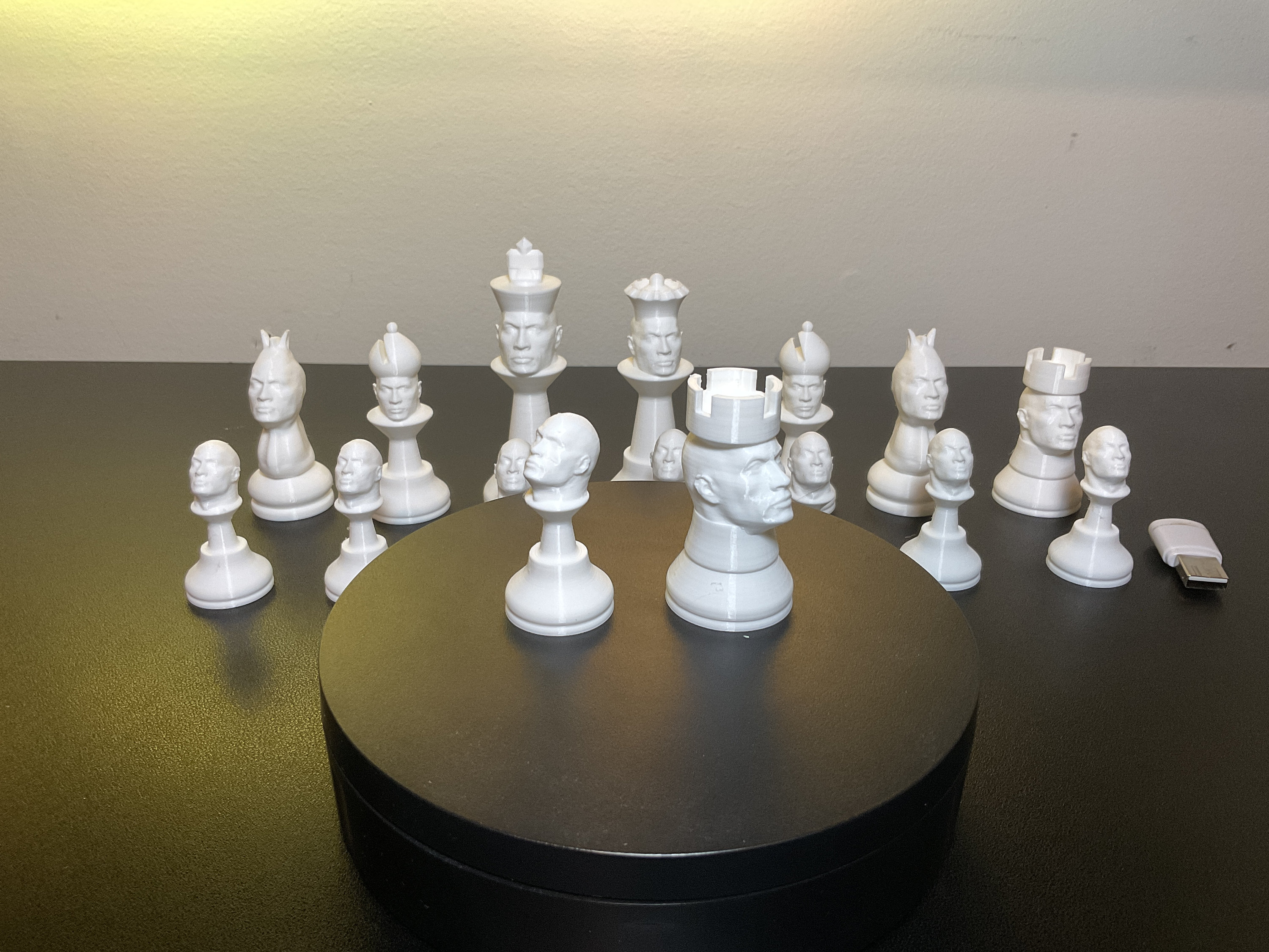 3D Printed the Rock Chess Set, Gag Gift - Etsy