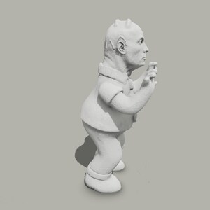 The Rock Homer Simpson 3D Printed Figure Statue, the Simpsons, Dwayne ...