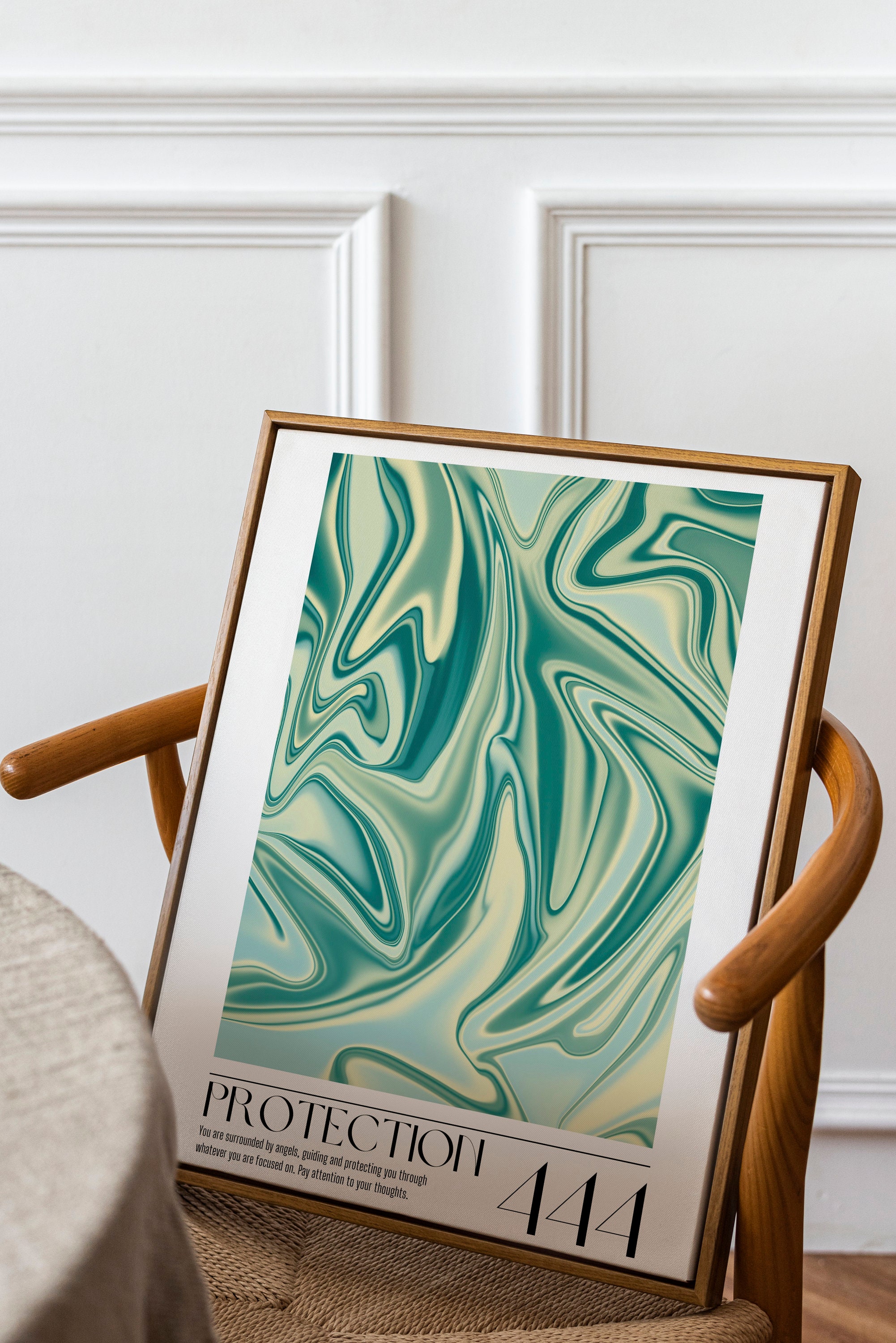 444 PROTECTION Angel Numbers Printable Wall Art DIGITAL DOWNLOAD ...