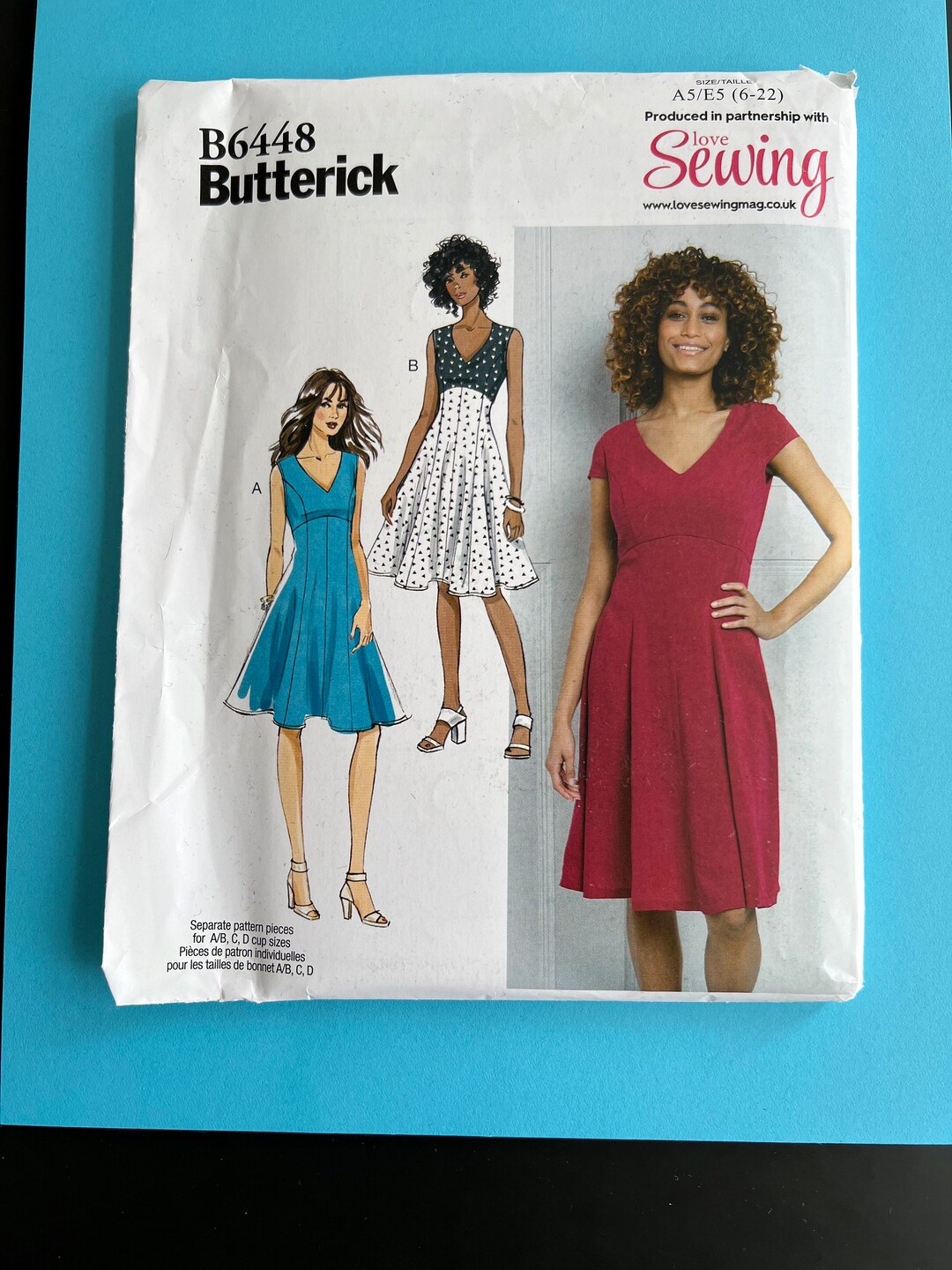 Butterick 6448 Paper Sewing Pattern - Etsy