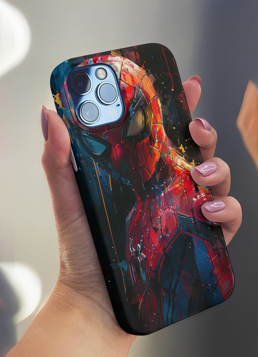 Limited Edition Hyper Realistic Spider-man Phone Case - Vibrant Colors ...