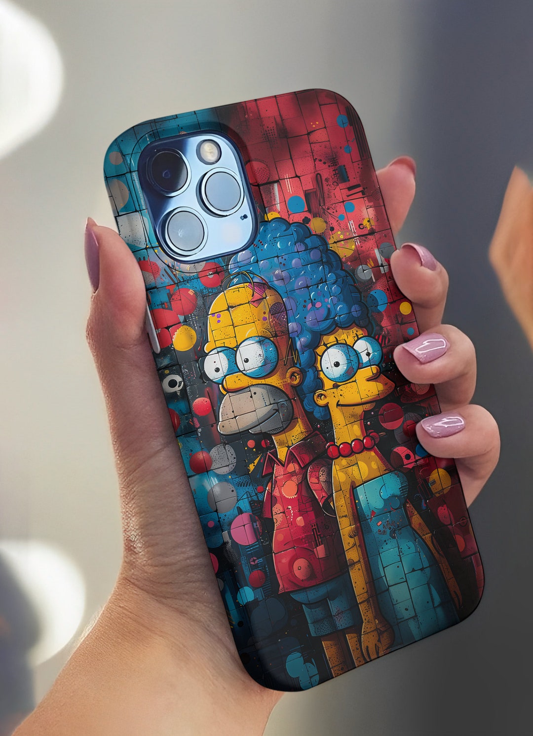 Marge and Homer, Simpson Phone Cases, iPhone 15/14/13/12/11 Pro Max ...