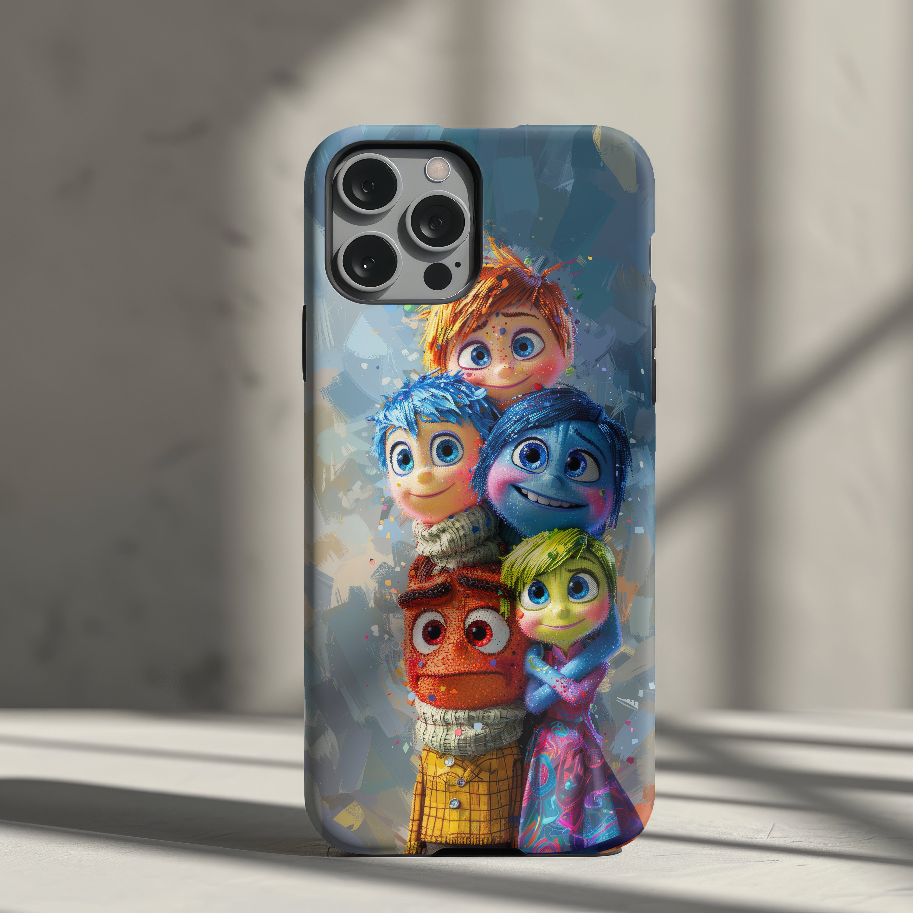 Inside Out 2: Five Emotions Group Hug,4 Different Styles, iPhone Case ...