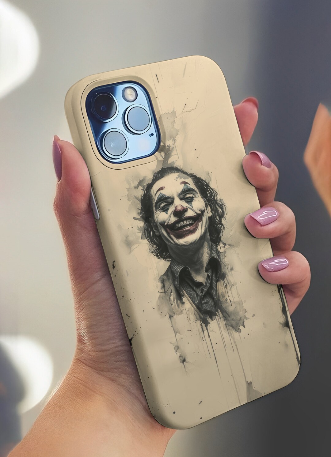 Hyper Realistic Joker Ink Painting Phone Case - Picasso & Dali Style ...
