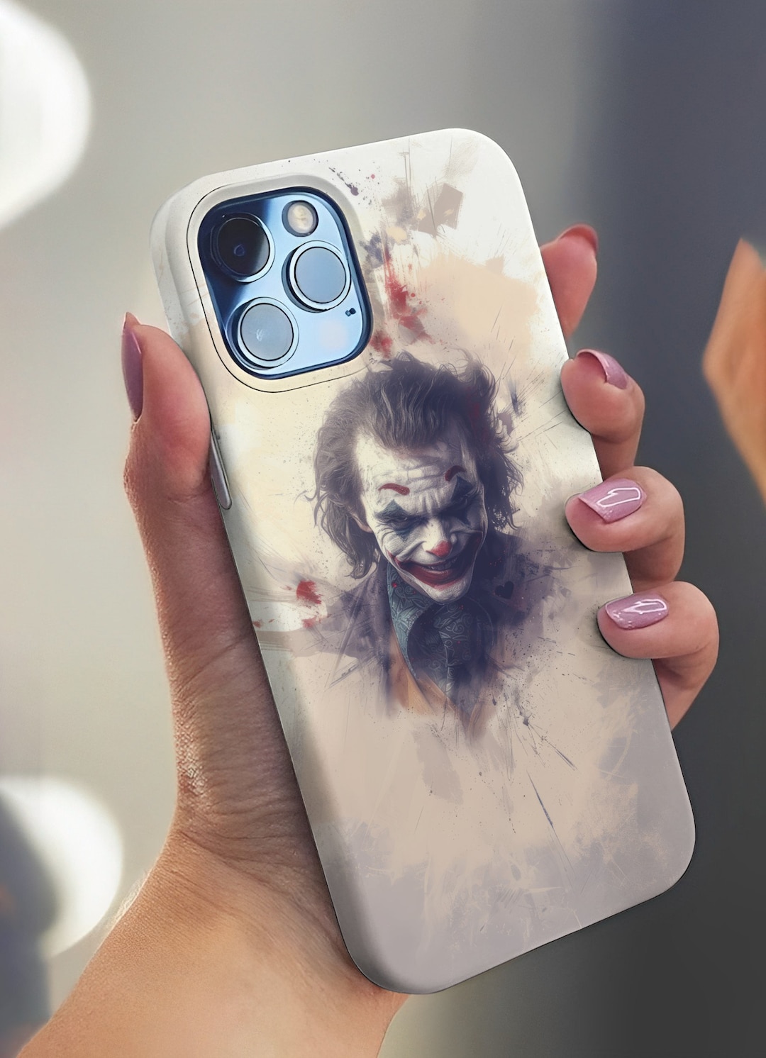 Joker Phone Case, Fantasy Chaos Art, Personalized Protective Cover ...