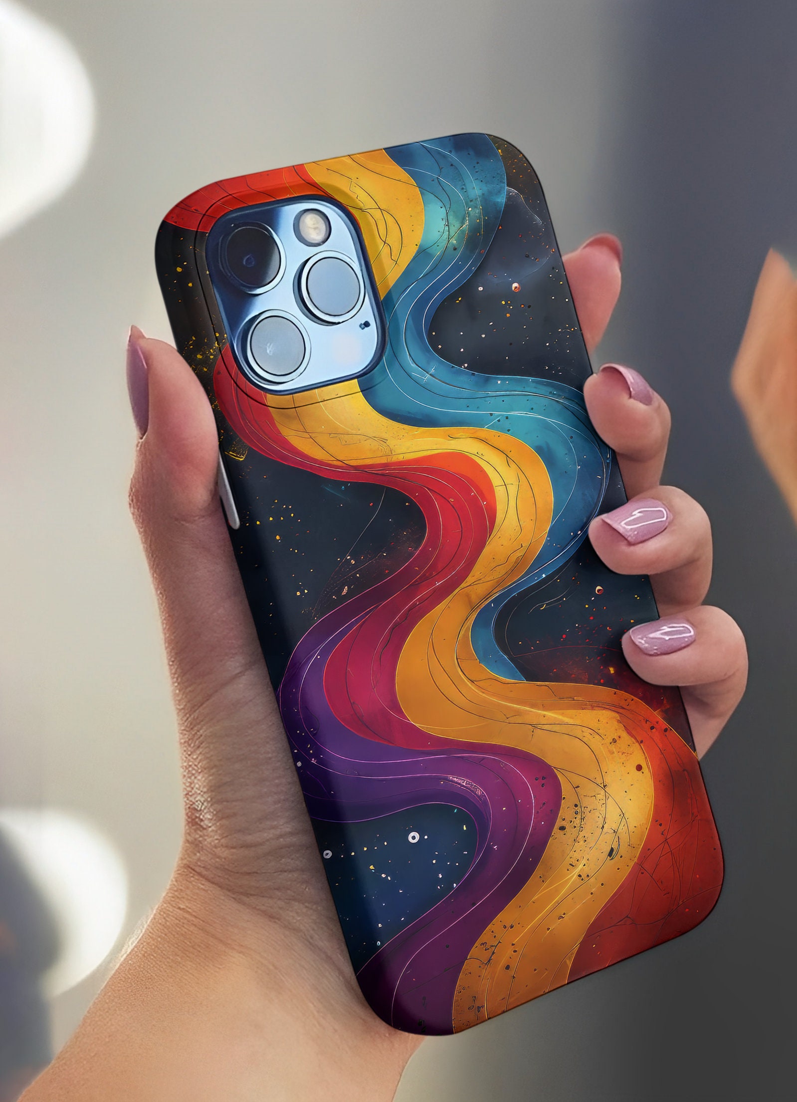 Dreamy Galaxy: Nebula Night Sky Phone Case Cosmic Elegance Ideal Gift ...