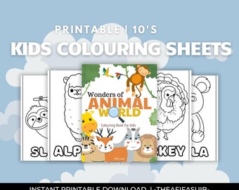 WONDERS of FRUITS Colouring Sheets for Kids Spelling Alphabet Worksheet ...