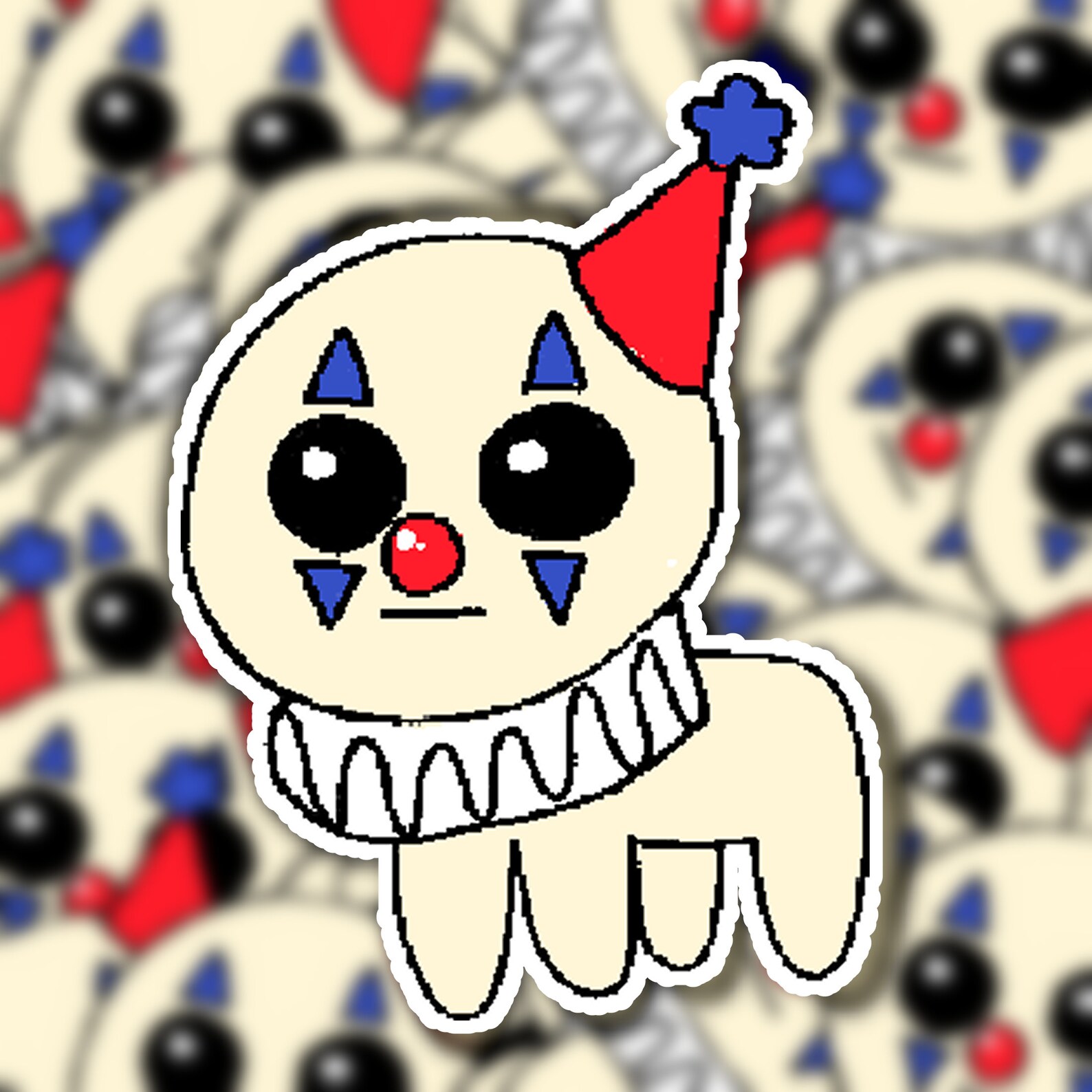 TBH CREATURE CLOWN Sticker - Etsy