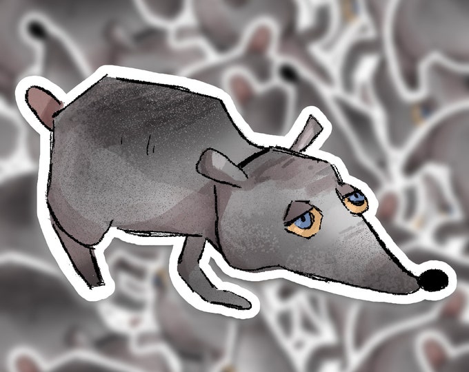 GIANT RAT JERMA985 Handmade Sticker! - Etsy