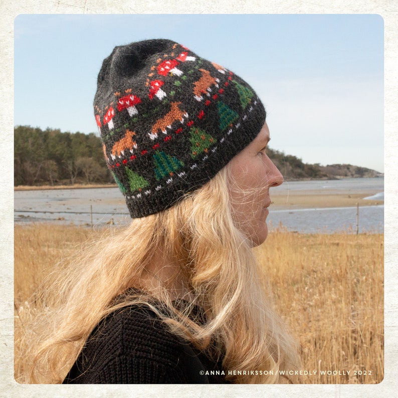 Fox in the Forest Hat PDF Knitting Pattern - Etsy