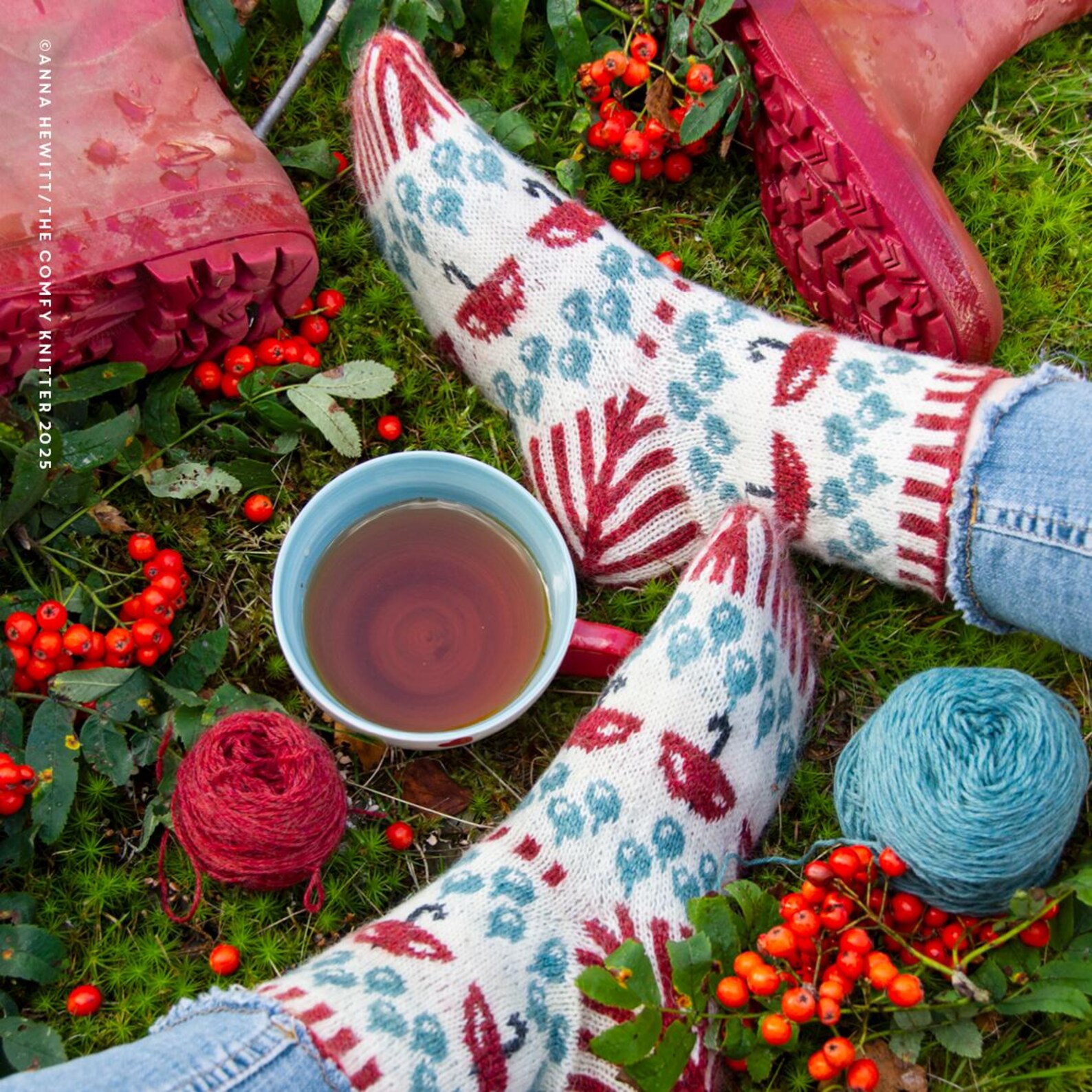 Cosy Rain Socks PDF Knitting Pattern - Etsy