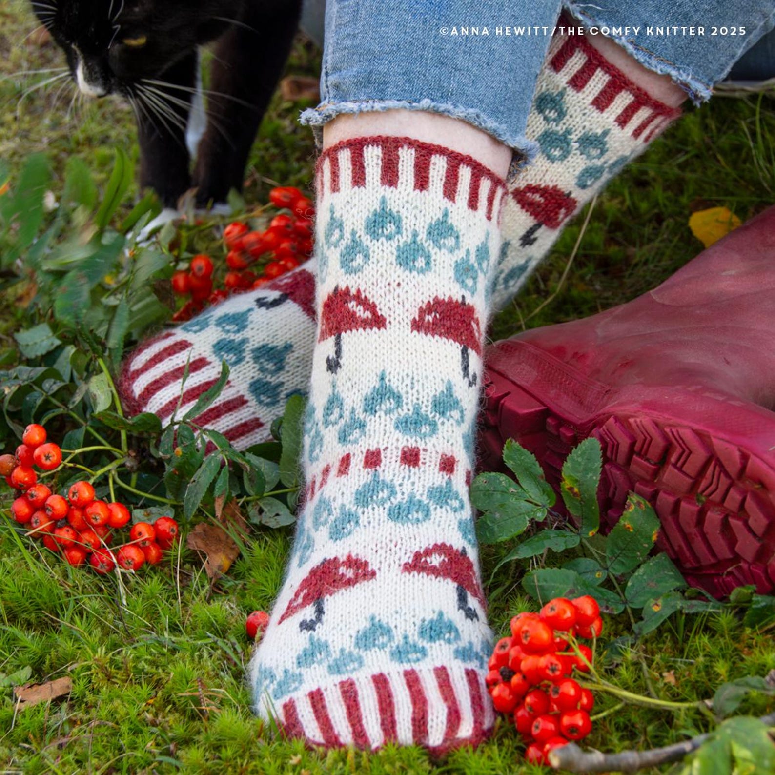 Cosy Rain Socks PDF Knitting Pattern - Etsy