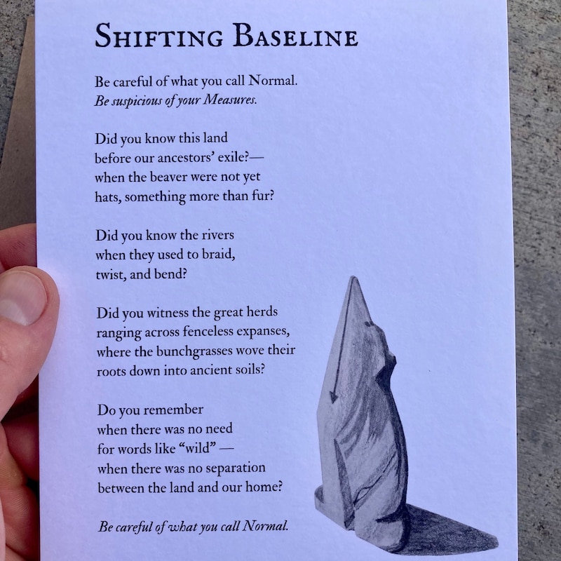 Poetry Broadside - Etsy