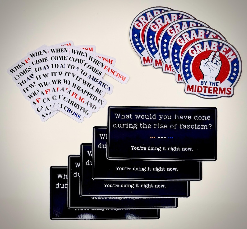 Dissenter Decal Pack - 5 of Each Design - Midterm Elections, Antifa ...