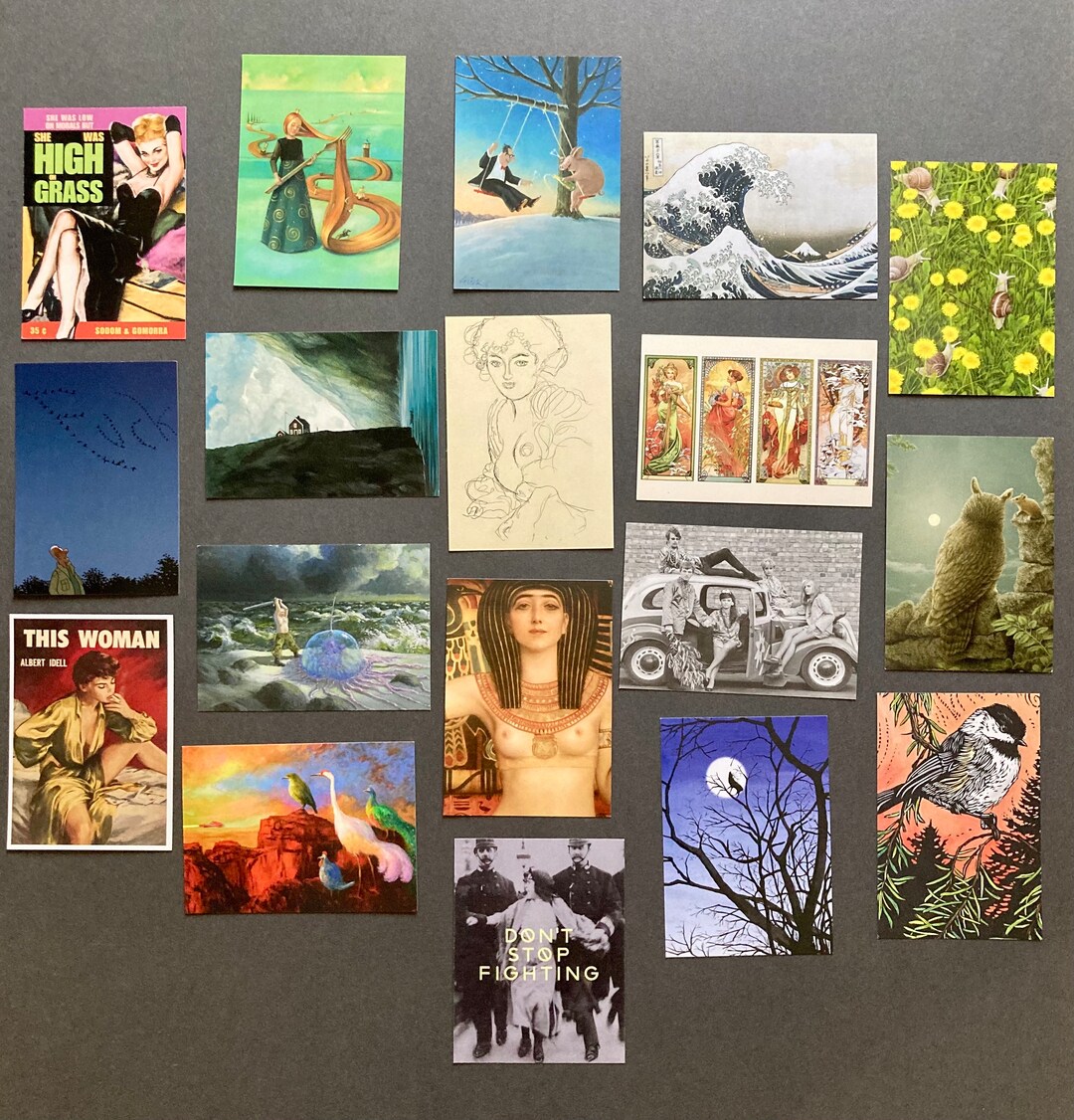 3 Random Postcards | Unique and Unusual Postcards | Grab-bag | You Don ...