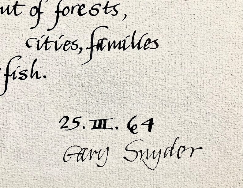 3 SIGNED 1964 Poetry Broadsides - Gary Snyder's "nanao Knows", Lew ...