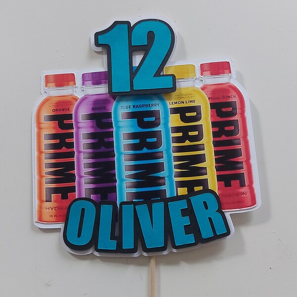 Prime Birthday Cake Topper - Etsy UK