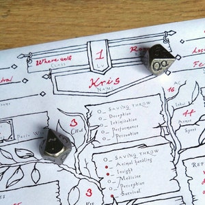Dnd 5E Character Sheet Simple Design - Etsy