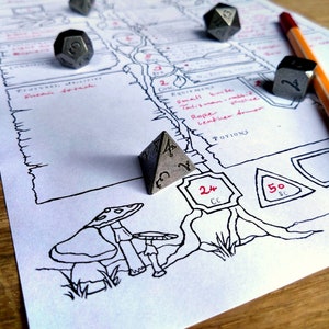 Dnd 5E Character Sheet Simple Design - Etsy