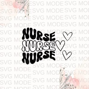 Nurse SVG File Instant Download, Nurse Shirt SVG for Nurses, Nurse Cut ...