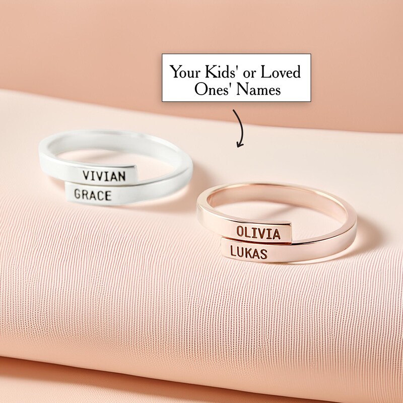 Childs Name Ring - Etsy