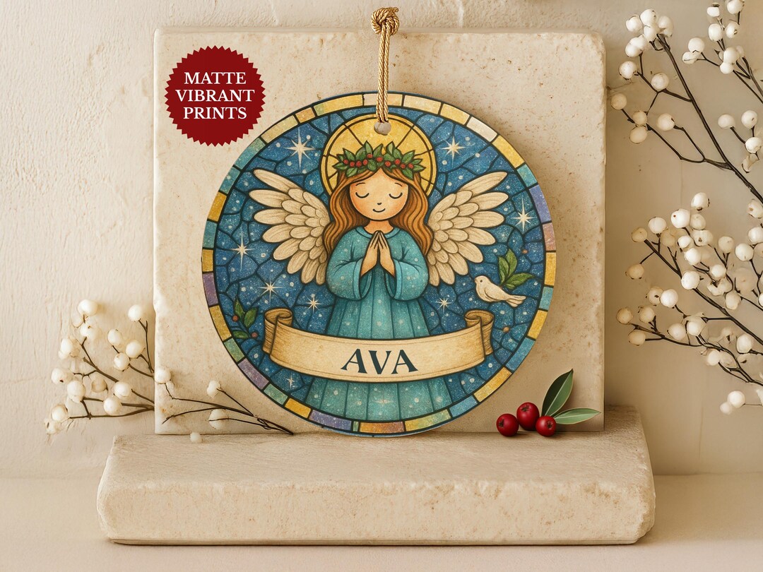 Angel Ornament Angel Christmas Ornaments Angel Personalized Christmas ...