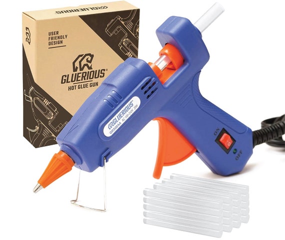 Gluerious Mini Hot Glue Gun With 30 Glue Sticks for Crafts - Etsy
