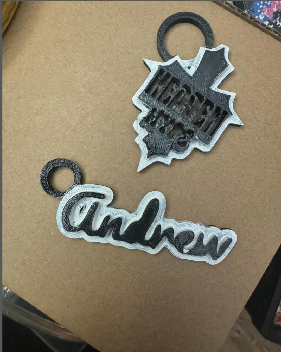Custom 3d Printed Name or Logo Keychain. - Etsy