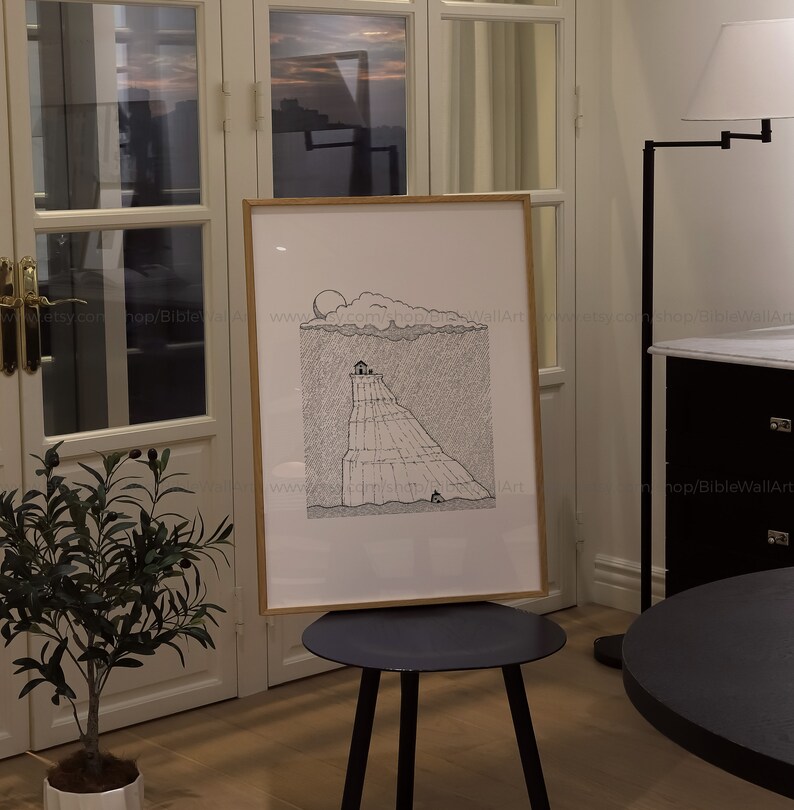 Parable of the Two Builders the Wise Man Built His House Upon - Etsy