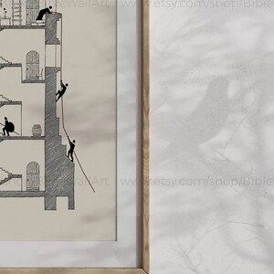 Rahab Helps the Spies – Christian Bible Story Wall Art Print Saved by ...