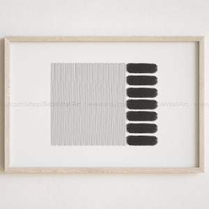 70x7 Black and White Japandi Poster, Abstract Minimalist Bible Verse ...
