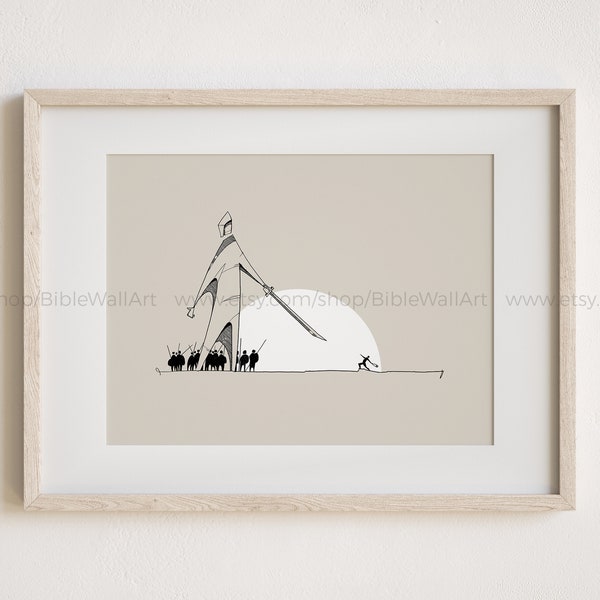David and Goliath - Etsy