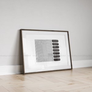 70x7 Black and White Japandi Poster, Abstract Minimalist Bible Verse ...