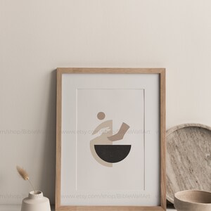 Foot Washing Art, Minimalist Christian Printable Art, Mid Century ...
