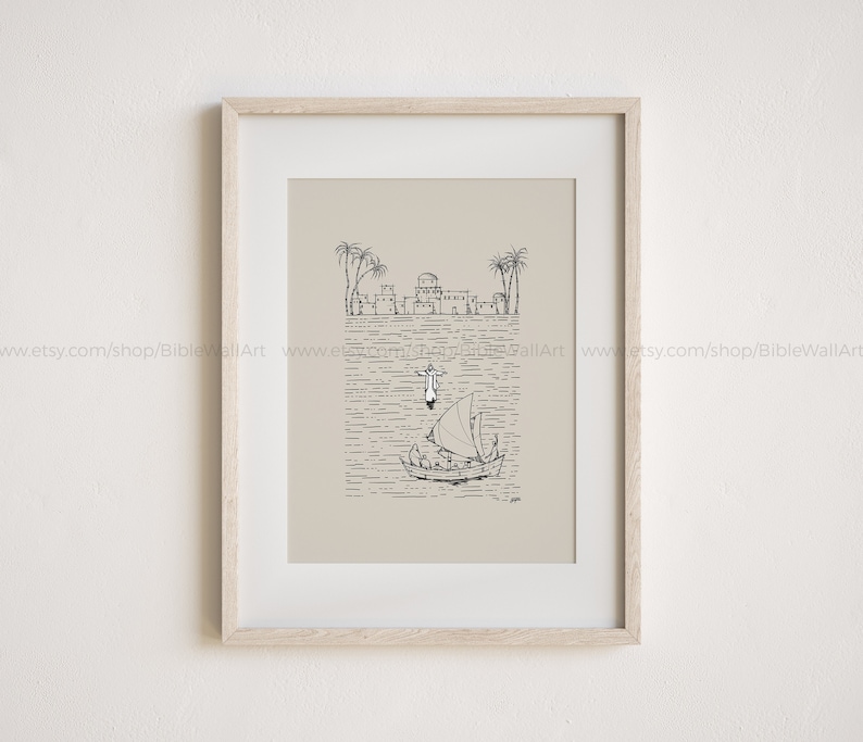 Jesus Walking on Water Christian Printable Art Christian - Etsy