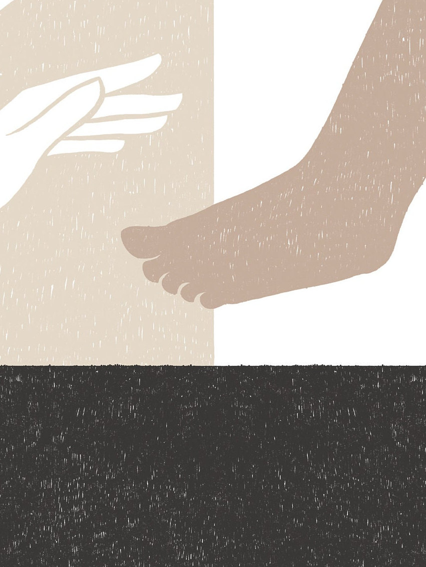 Foot Washing Art Minimalist Christian Printable Art Mid - Etsy