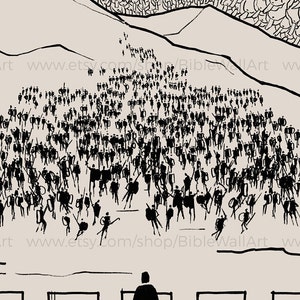 Elijah and the Army of Angels, 2 Kings 6, Modern Christian Printable ...