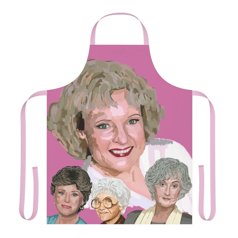 Golden Girls Rose Apron AOP - Etsy