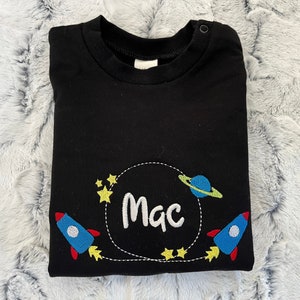 Baby/toddler Personalized Rocket Ship Sweatshirt Custom Baby Gift ...