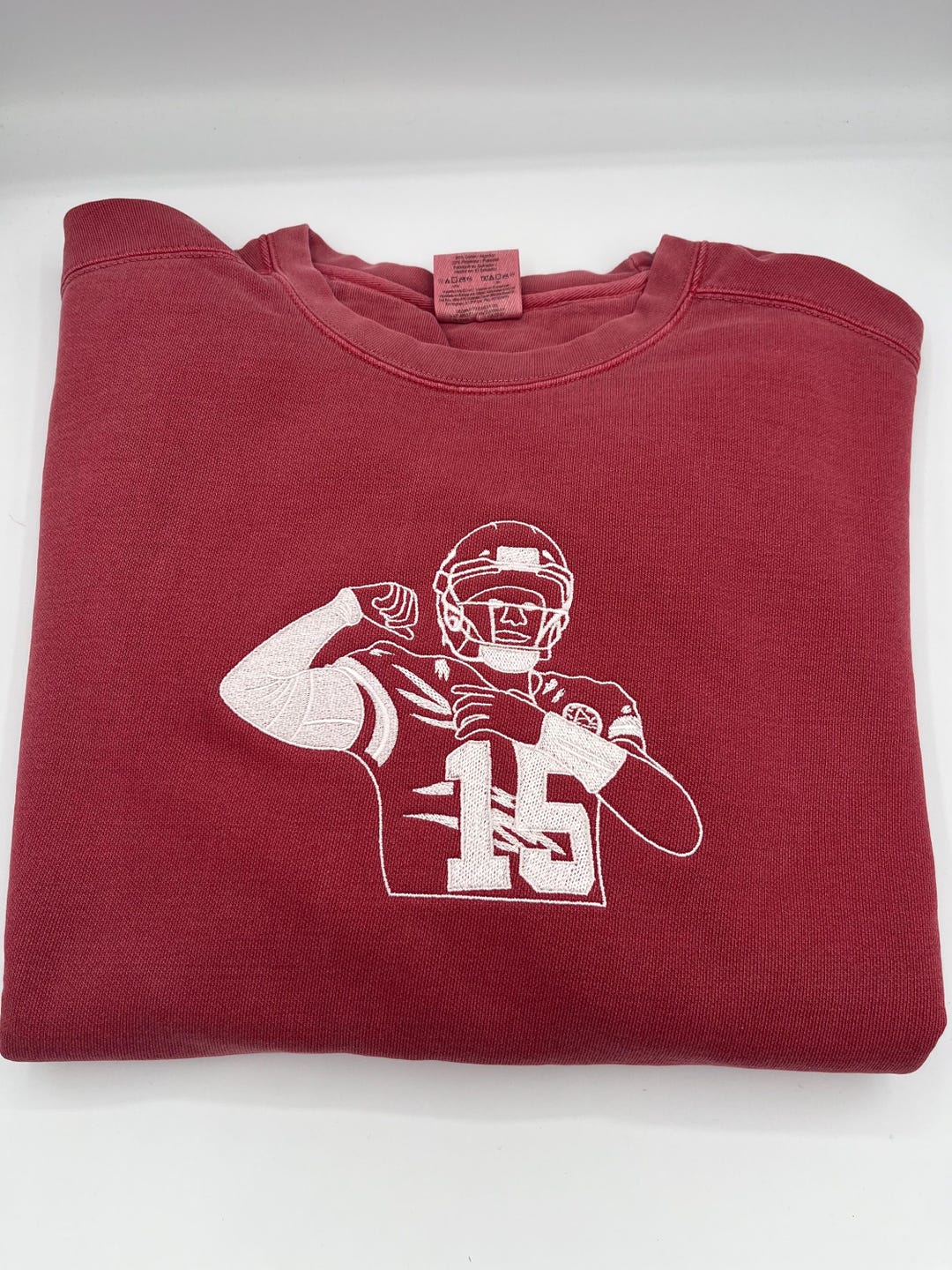 Patrick Mahomes Embroidered Sweatshirt - Kansas City Chiefs Superbowl ...