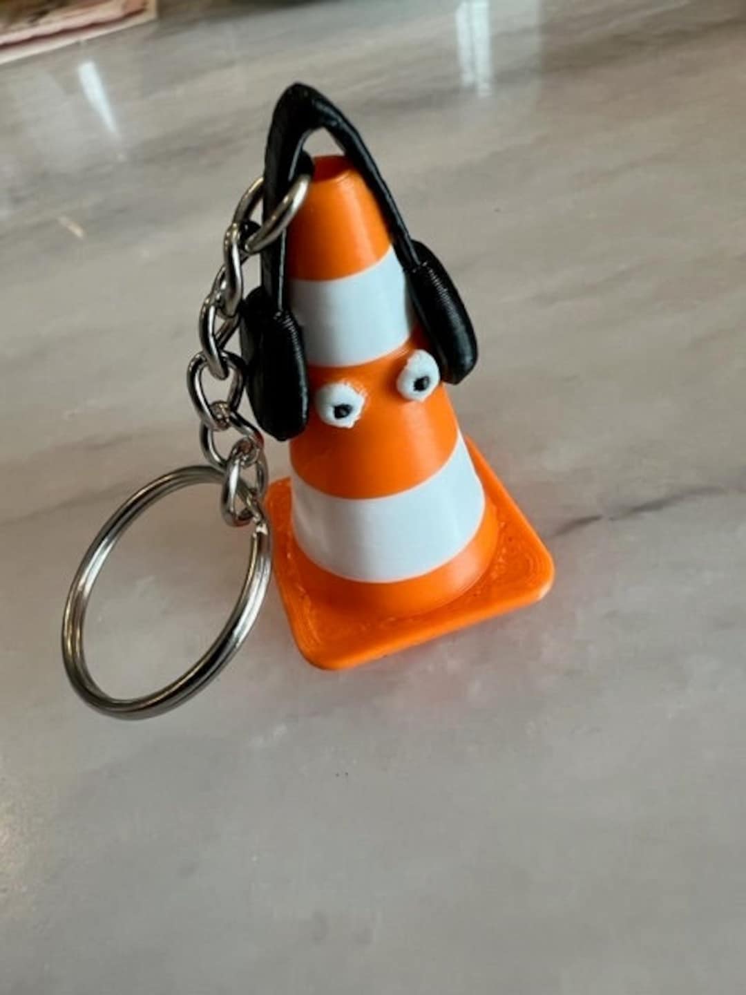 Mr Cone Keychain - Etsy