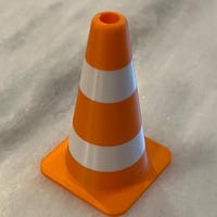 Traffic Cone Night Light: 3D Printed Pylon LED Desk Decor - Etsy