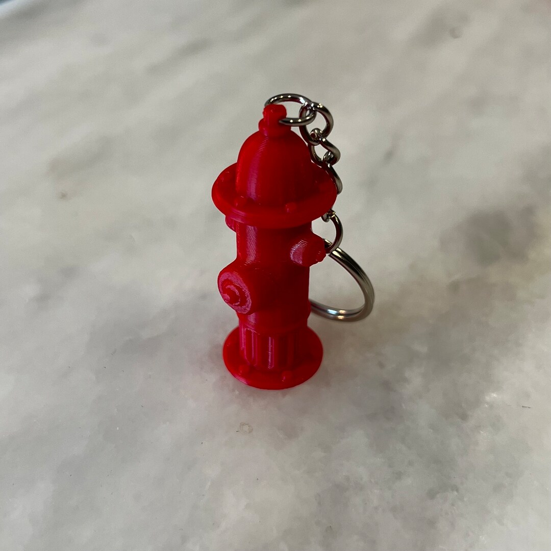 Mini Fire Hydrant Keychain - Etsy